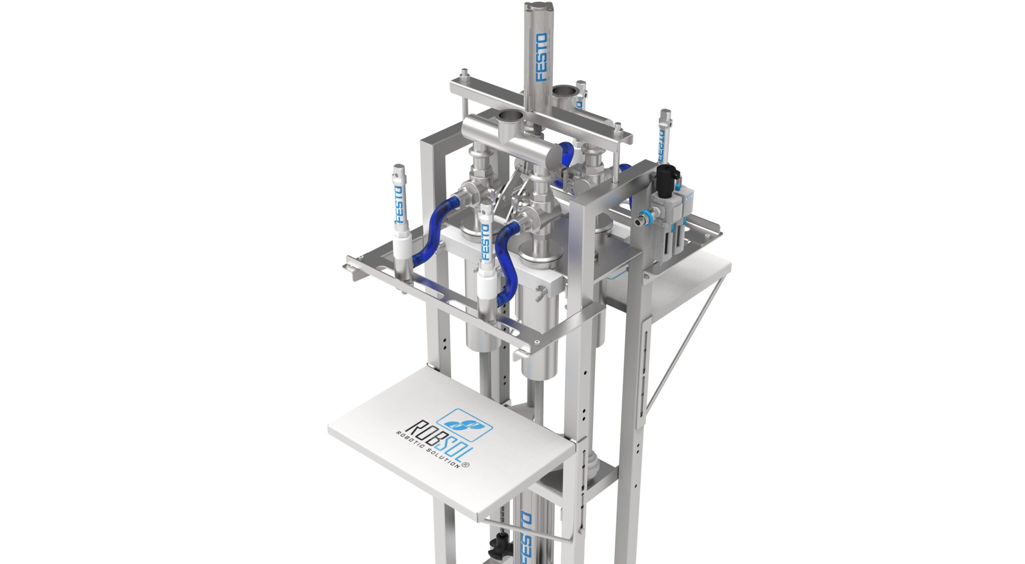 LLenadora de liquidos volumetrica cuatro boquillas semiautomatica serie ...